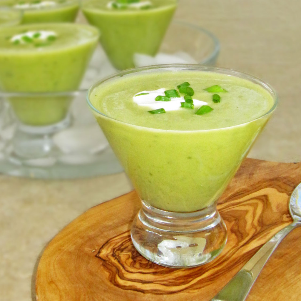 Chilled Sweet Pea and Mint Soup – Joy Love Food